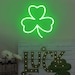 Happy St. Patrick's Day Neon Sign,shamrock Neon Sign, Custom Saint ...