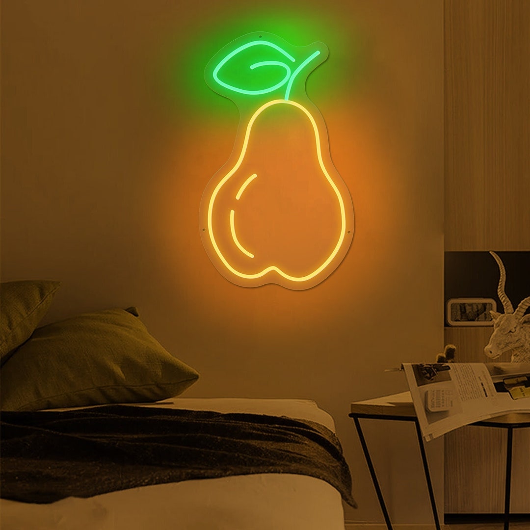 Peach Neon Sign, Peach Signs, Fruit Neon Sign, Summer Neon Sign, Peach ...