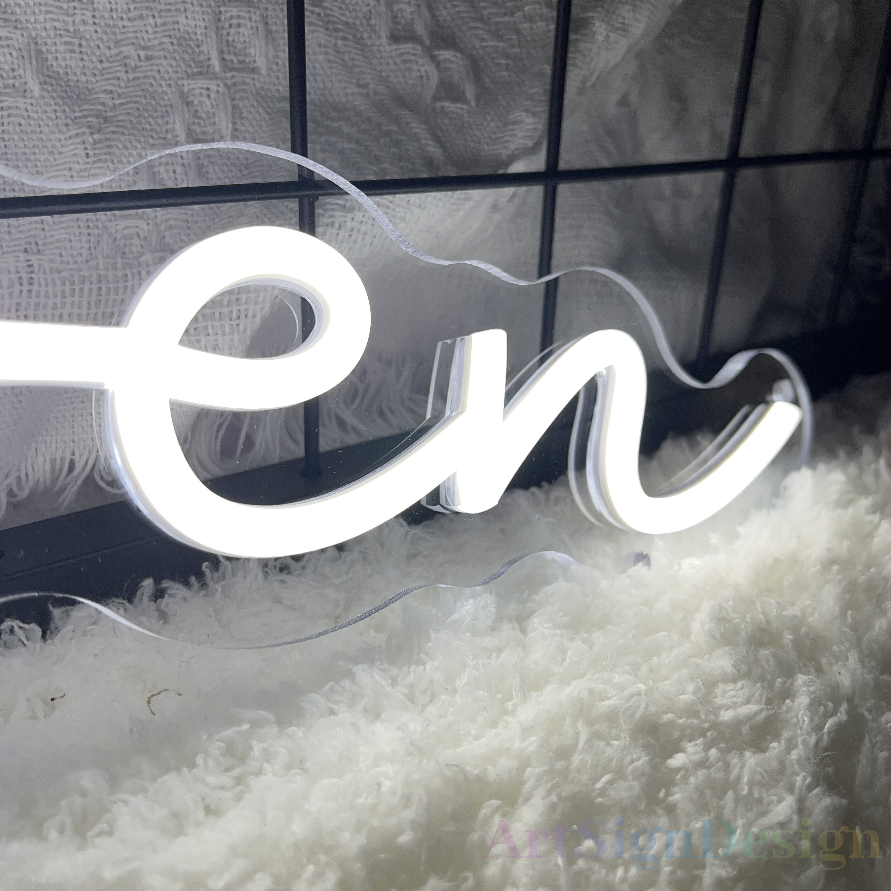 Open Neon Sign, Neon OPEN Sign Business Logo, Wall Light Hanging ...