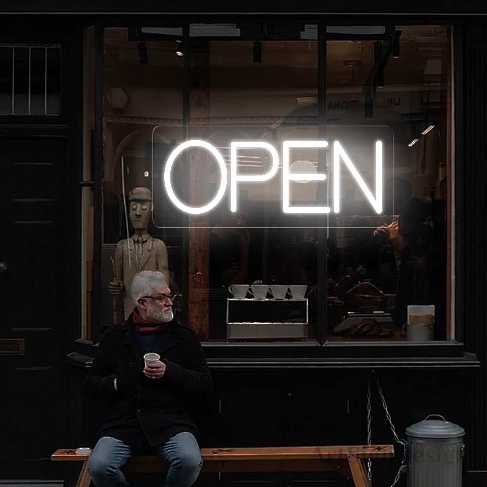 OPEN Neon Sign for Business Store Modern Open Sign,open Led Sign for ...