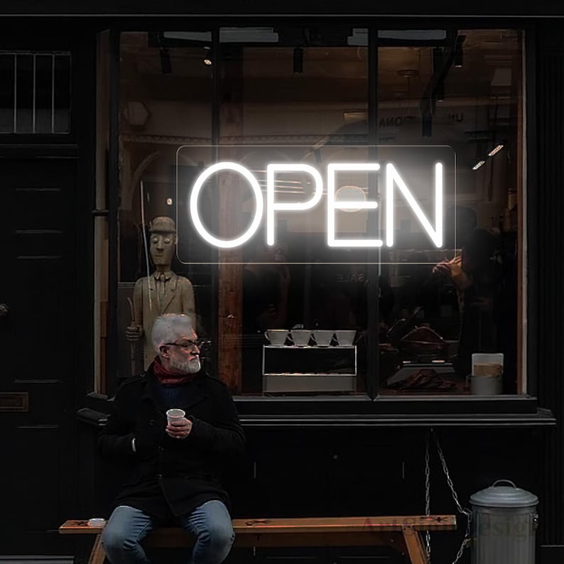 OPEN Neon Sign for Business Store Modern Open Sign,open Led Sign for ...