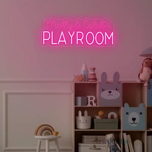Custom Playroom Names Neon Sign, Kid's Room Neon Sign Home Decor ...