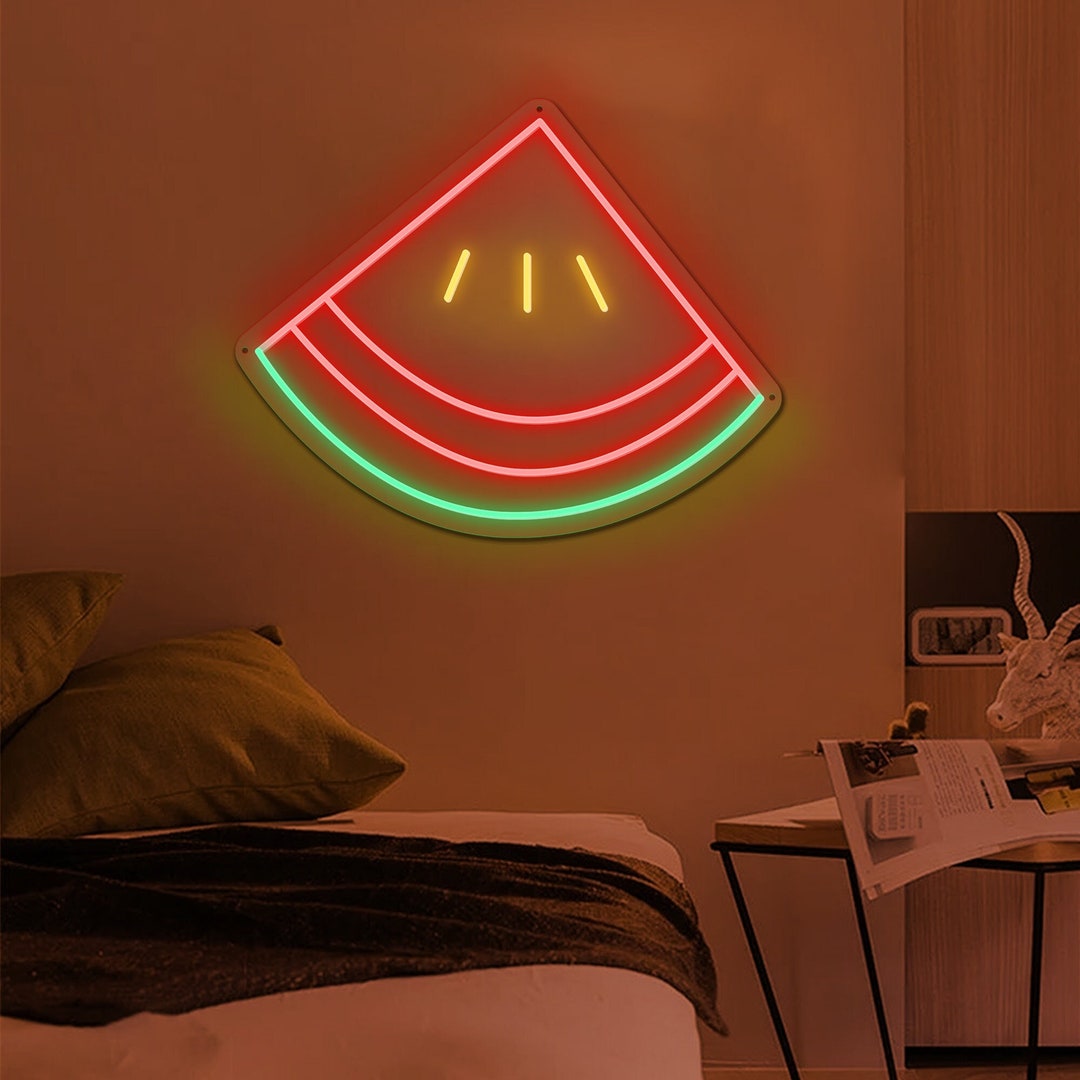 Watermelon Neon Sign Fruit Led Sign, LED Neon Sign, Custom Fruit Led ...