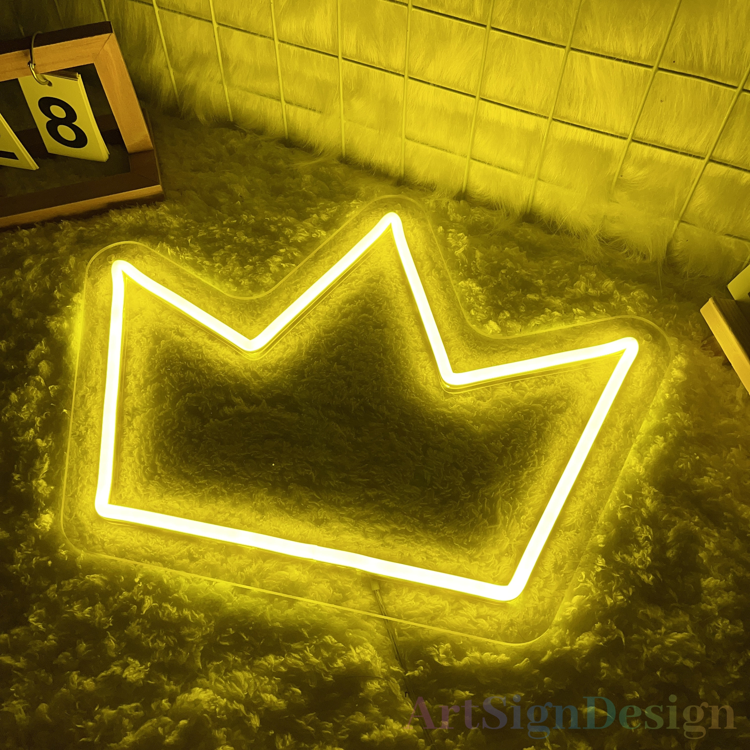 Crown Neon Sign Bride Party Room Decor Wedding Custom Neon - Etsy