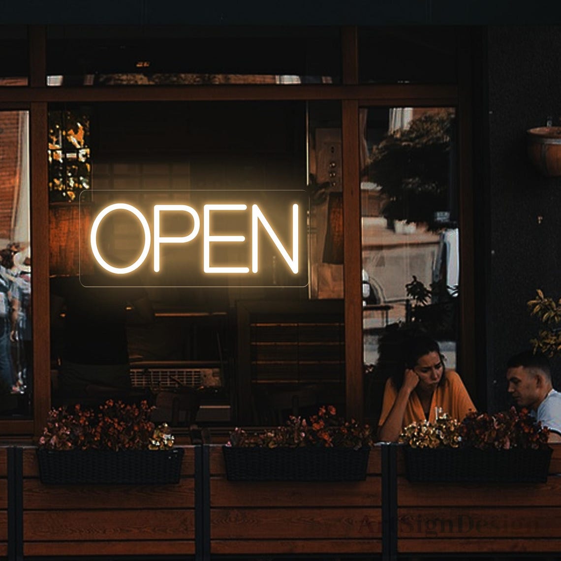 OPEN Neon Sign for Business Store Modern Open Sign,open Led Sign for ...