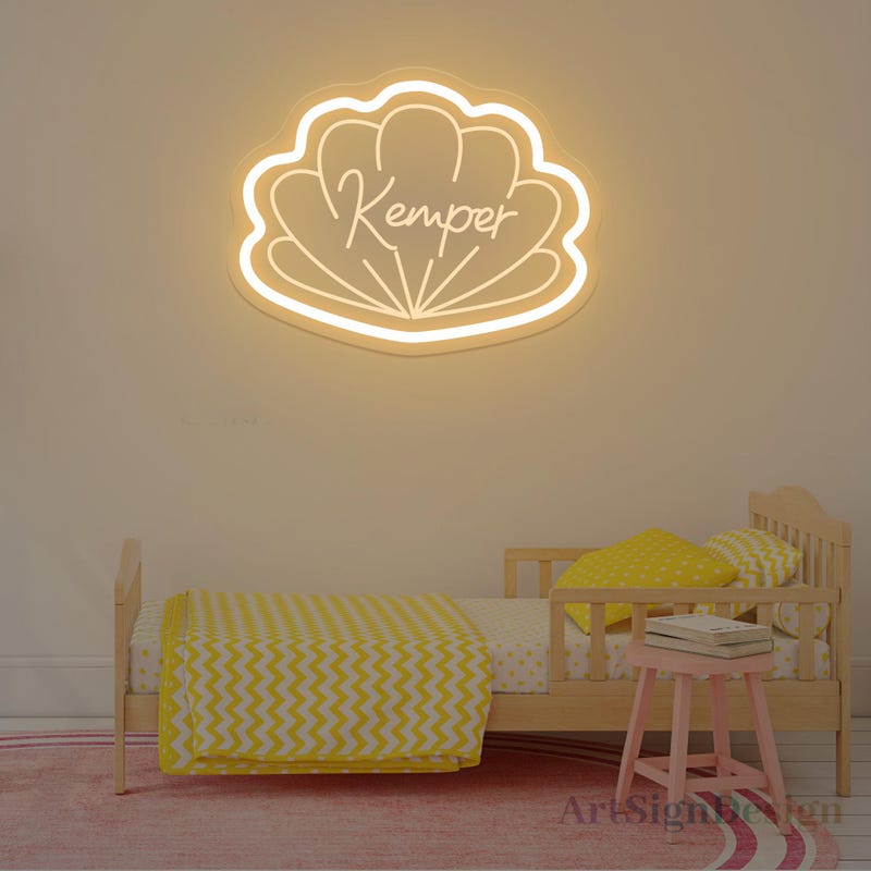 Custom Seashell Neon Sign - Etsy