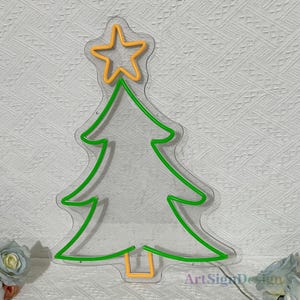 Christmas Tree Neon Sign, Christmas Tree LED Neon Light ,christmas ...