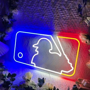 Baseball Neon Sign, Neon Wall Sign Decor, Gifts for Baseball Fans, Neon ...
