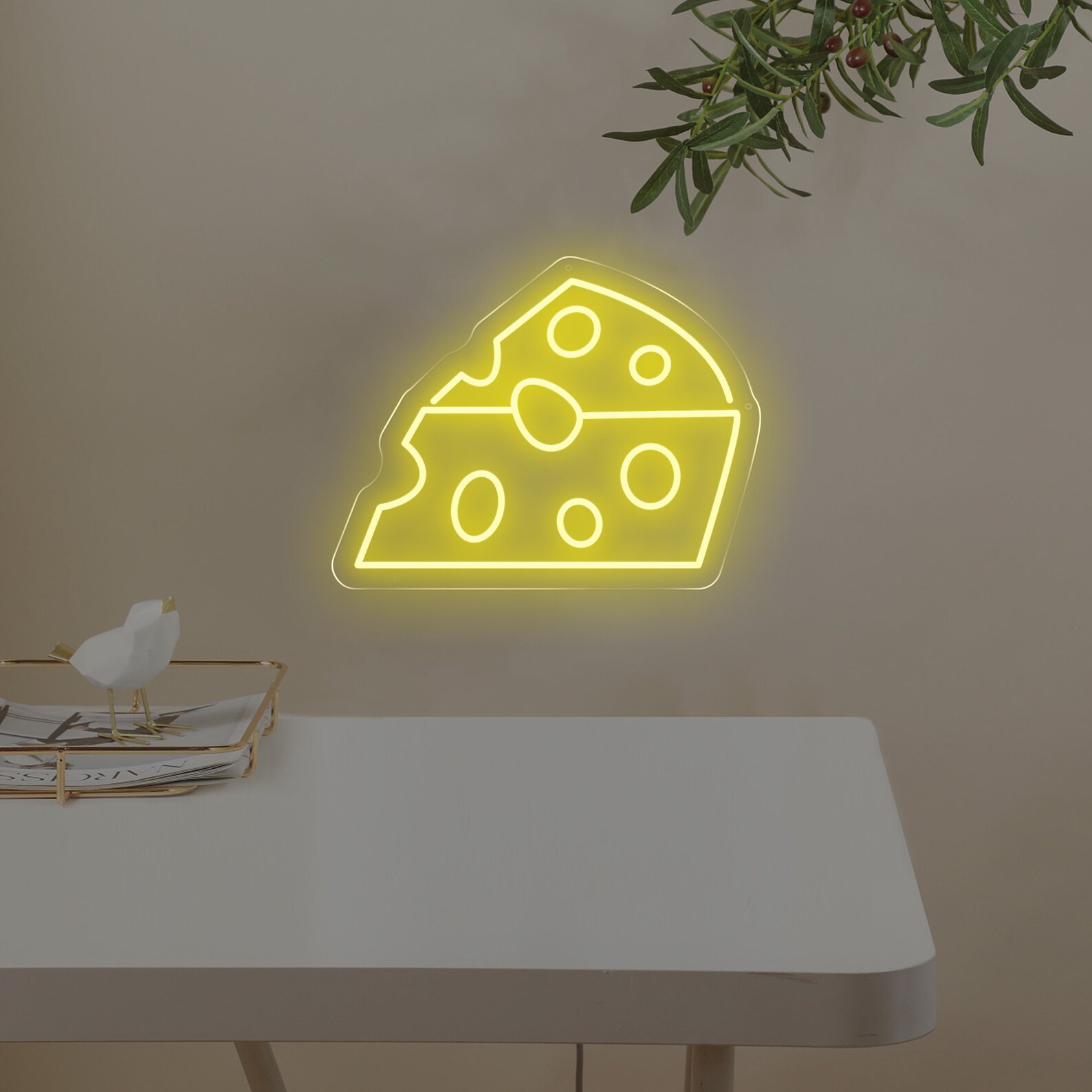 Cheese Neon Sign, Kitchen Wall Decor , Custom Dining Decor, Handmade ...