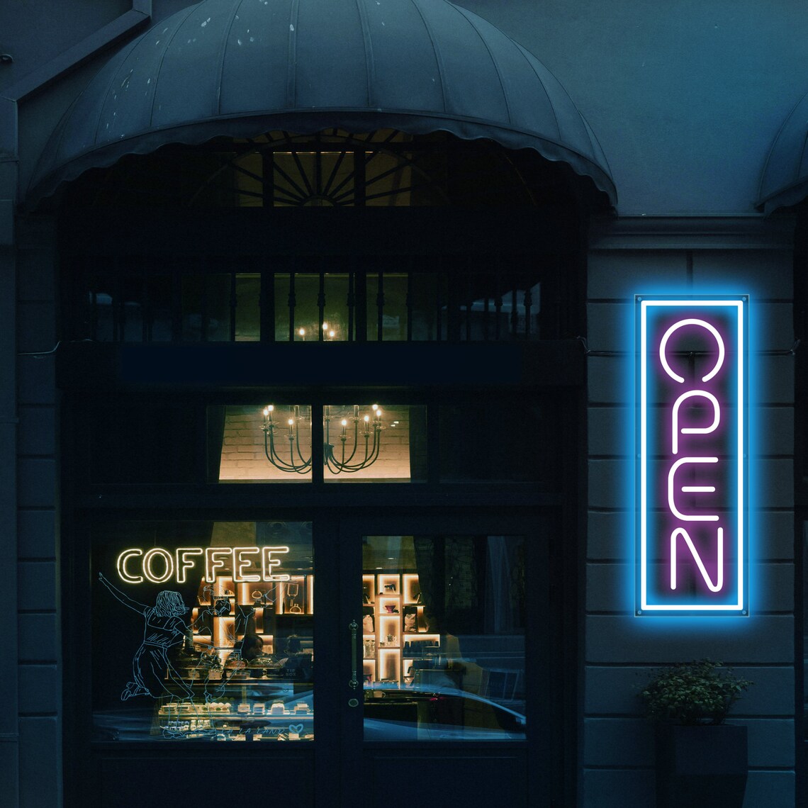 Open Neon Sign, Neon Open Sign, LED Open Sign for Window, Open Sign ...