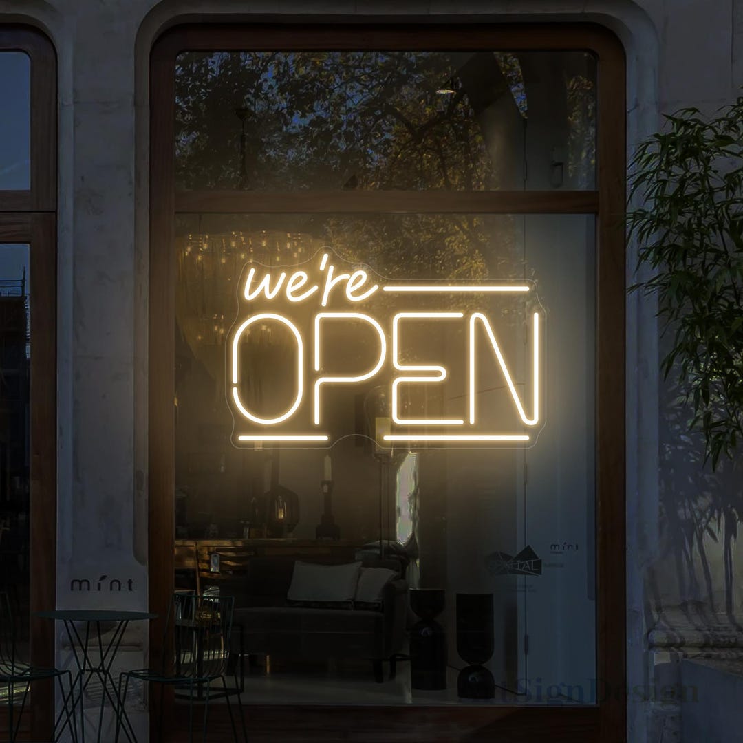 We're Open Led Light, Led Open Sign,open Sign for Business ,open Led ...