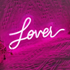 Lover Neon Sign, Wedding Lover Neon Sign, Wedding Welcome Neon Light ...