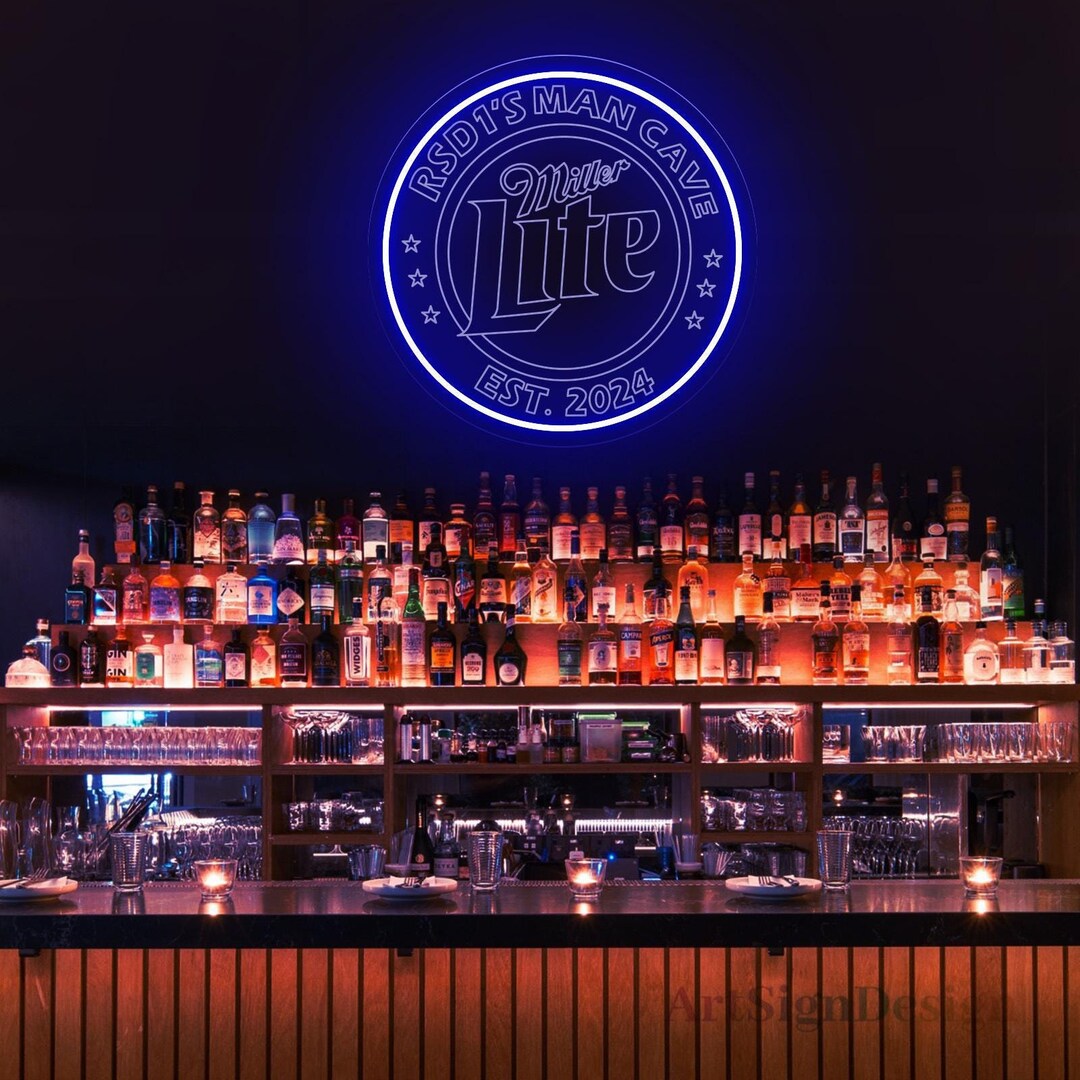 Custom Miller Lite Neon Sign,miller Beer Light Signs,miller Lite Wall ...