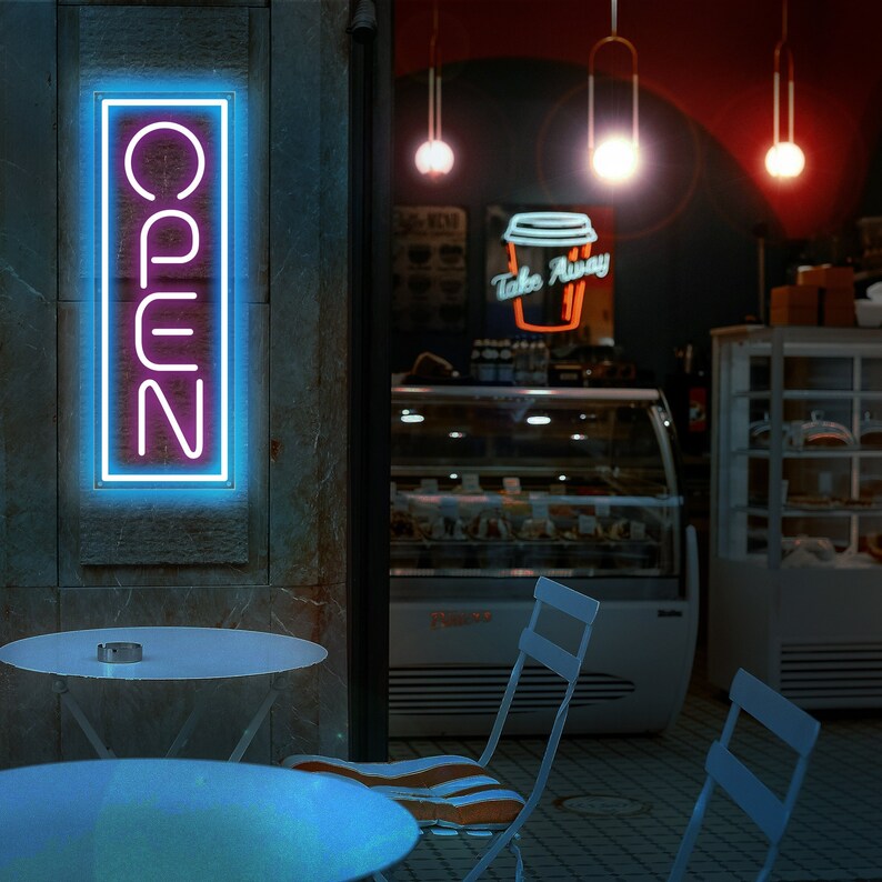 Open Neon Sign, Neon Open Sign, LED Open Sign for Window, Open Sign ...