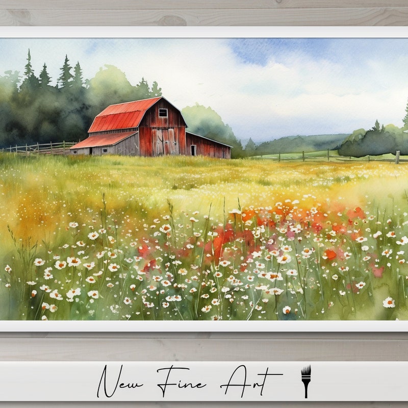 Farmhouse Red - Etsy