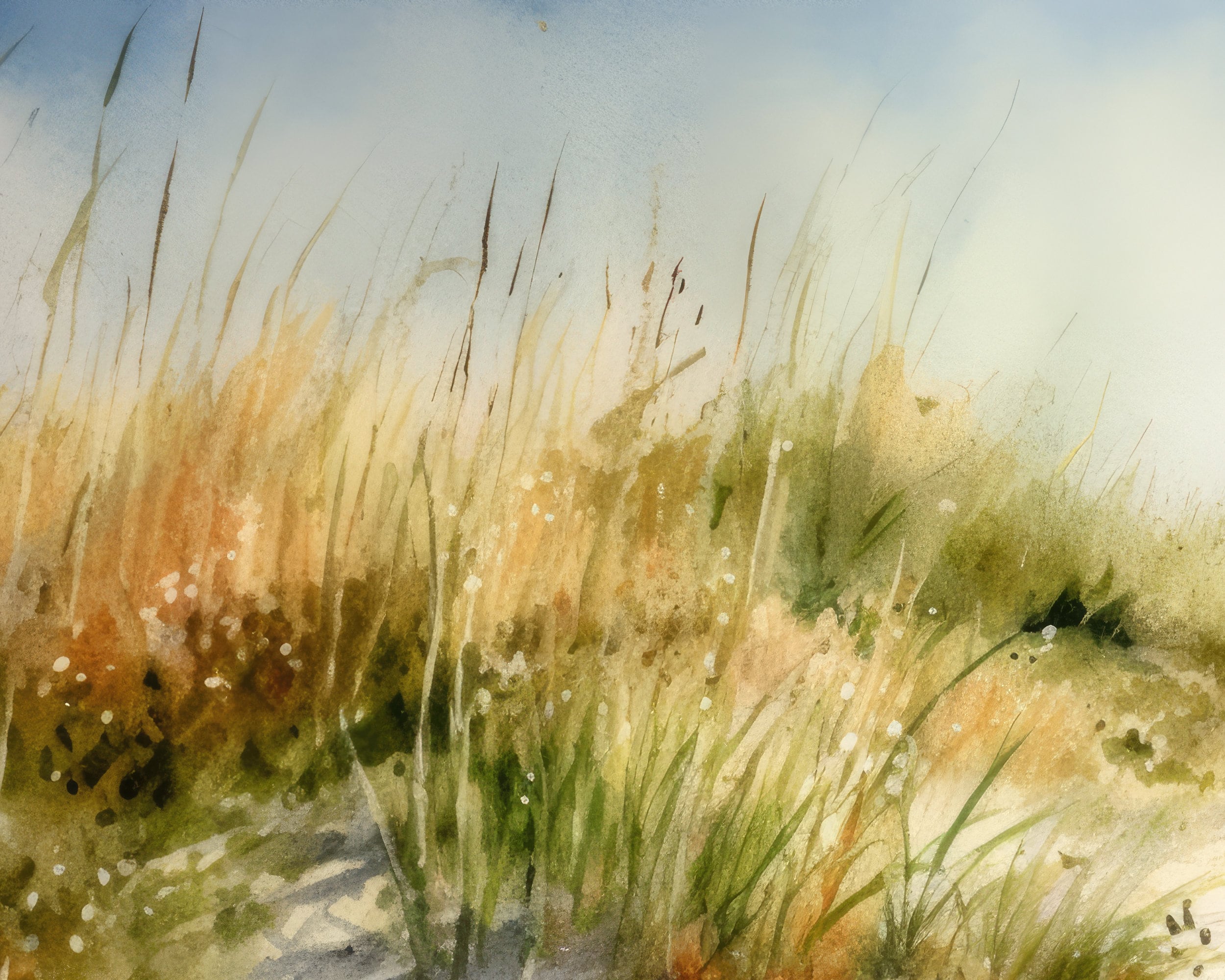 Sea Grass Print, Sea Oats, Coastal Farmhouse, Beach Wall Art ...