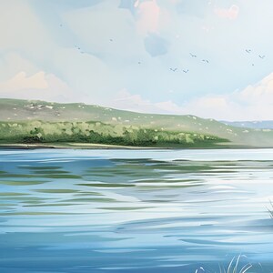 Bluebonnet Wall Art - Texas Hill Country, Southwest Watercolor - Spring ...