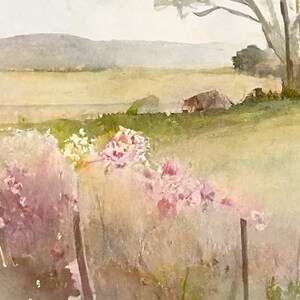 Farmhouse Flower Barn Wall Art, White Neutral, Rustic Print, Peonies ...