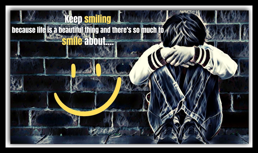 Custom Printable Wall Art | Sad Boy Wall Art Decor | Inspirational ...