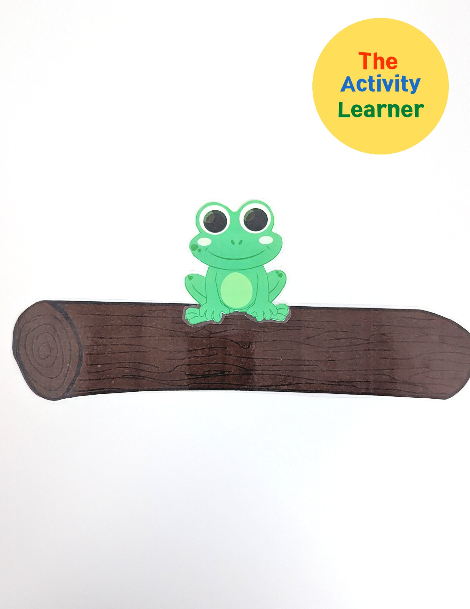Frog & Log Positional Words Prepositions Activity PDF File - Etsy