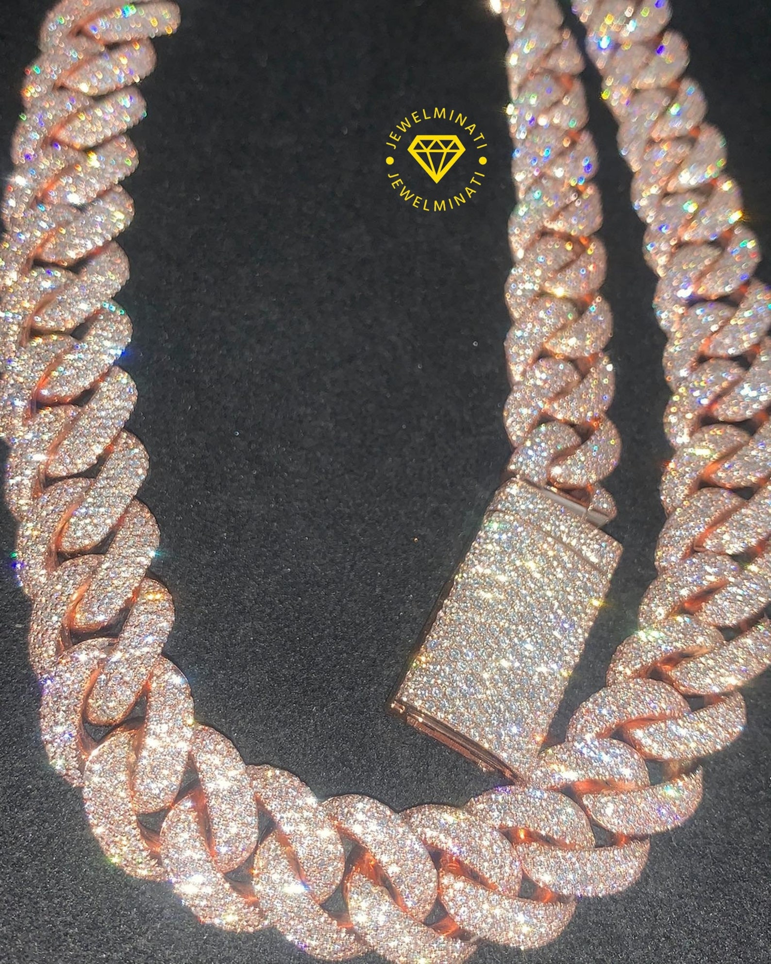 Heavy Solid 925 Sterling Silver Men's VVS1 Moissanite Diamonds Studded ...