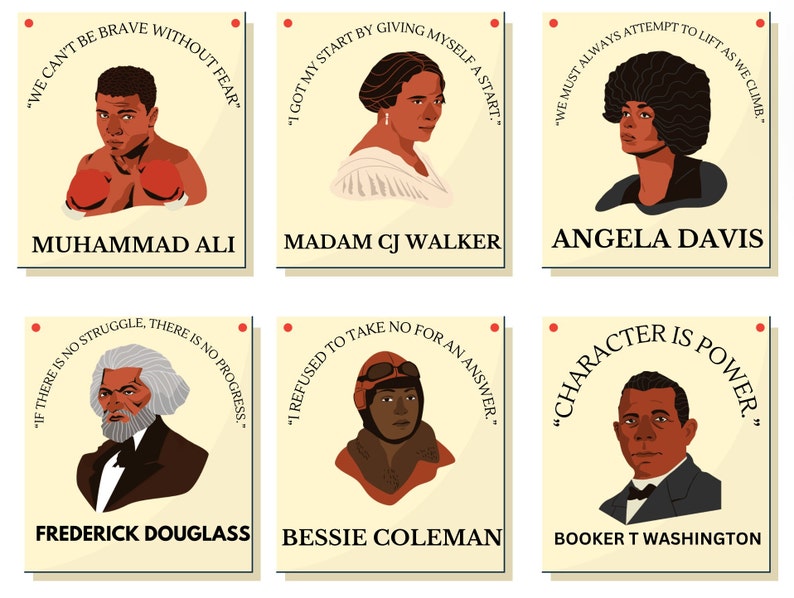 Black History Month Printable Poster, Black History Month Quotes - Etsy