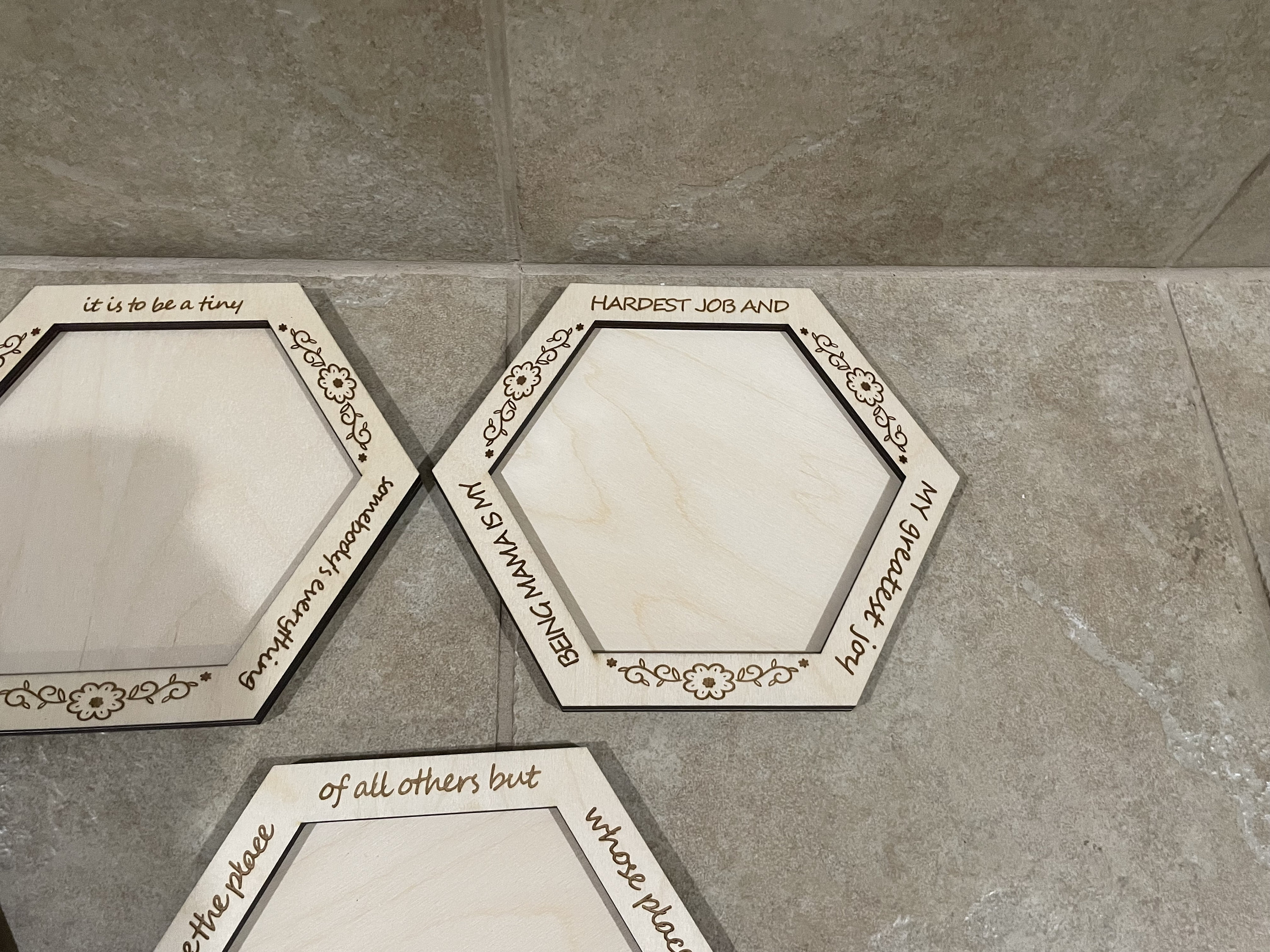 Hot Plate Trivet Octagon Laser Etch Laser Cut All 5 - Etsy
