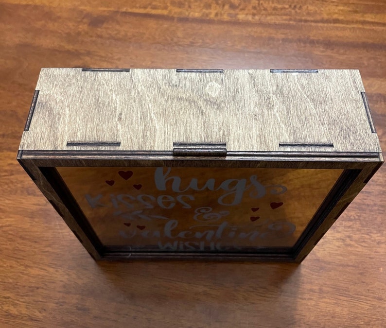 8x8x3 3mm Wood Lightbox Shadow Box SVG - Etsy Australia