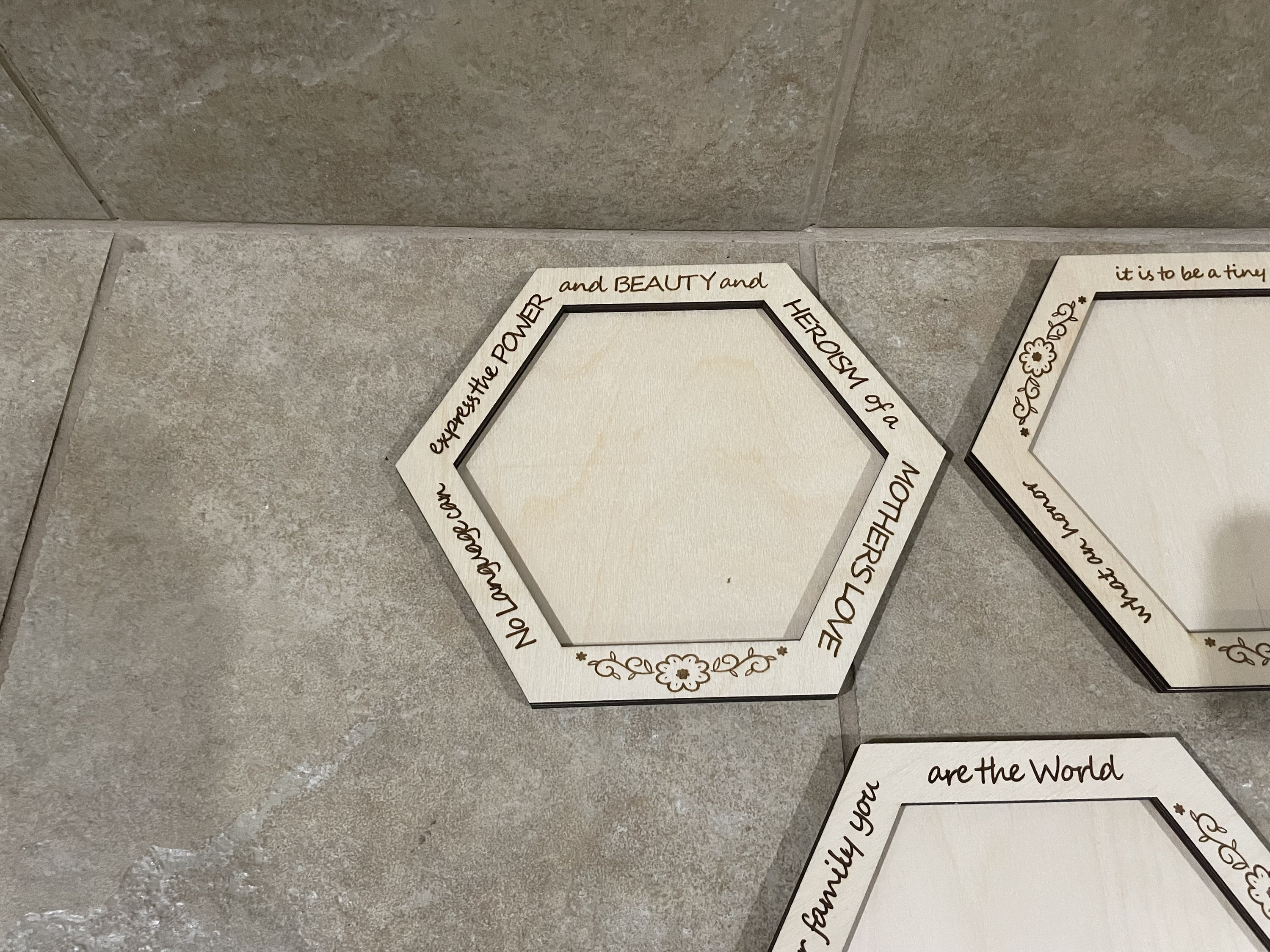 Hot Plate Trivet Octagon Laser Etch Laser Cut All 5 - Etsy