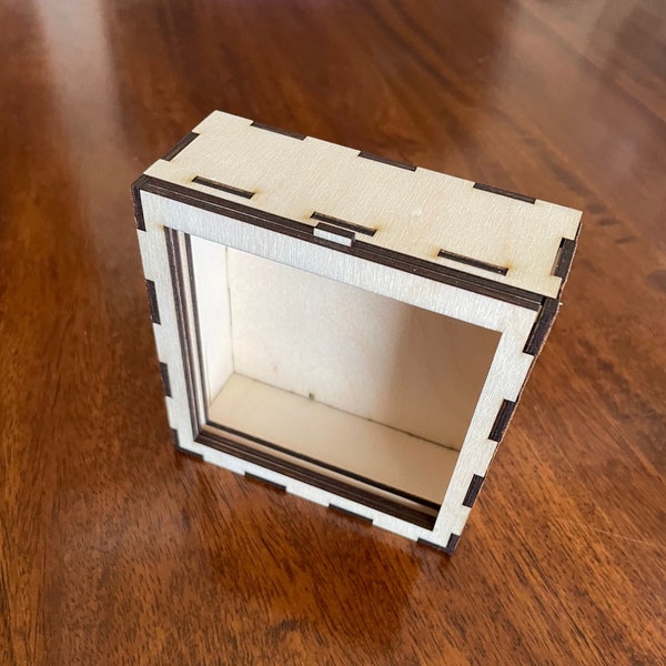 Wood Laser Shadow Boxes - Etsy