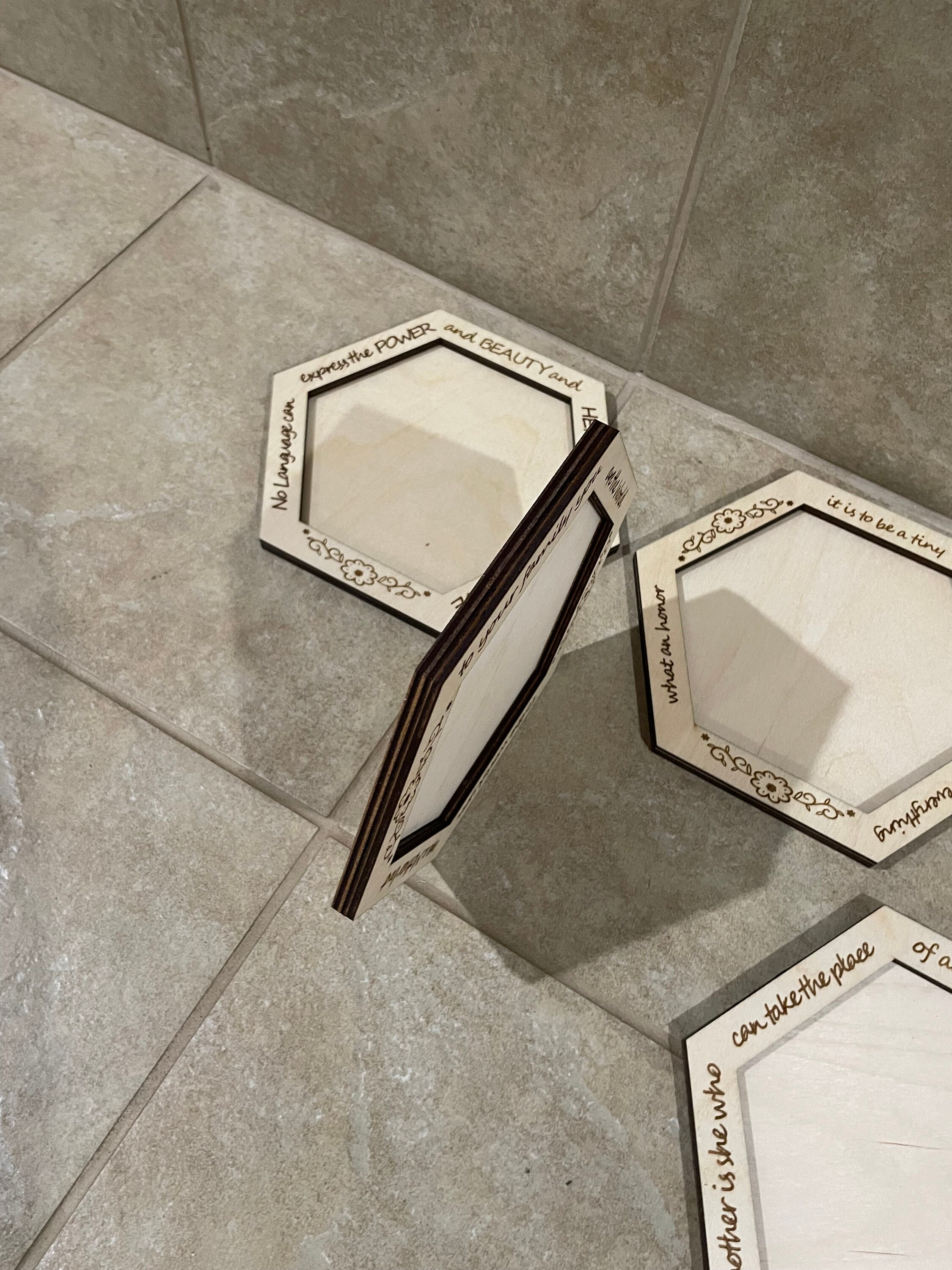 Hot Plate Trivet Octagon Laser Etch Laser Cut All 5 - Etsy