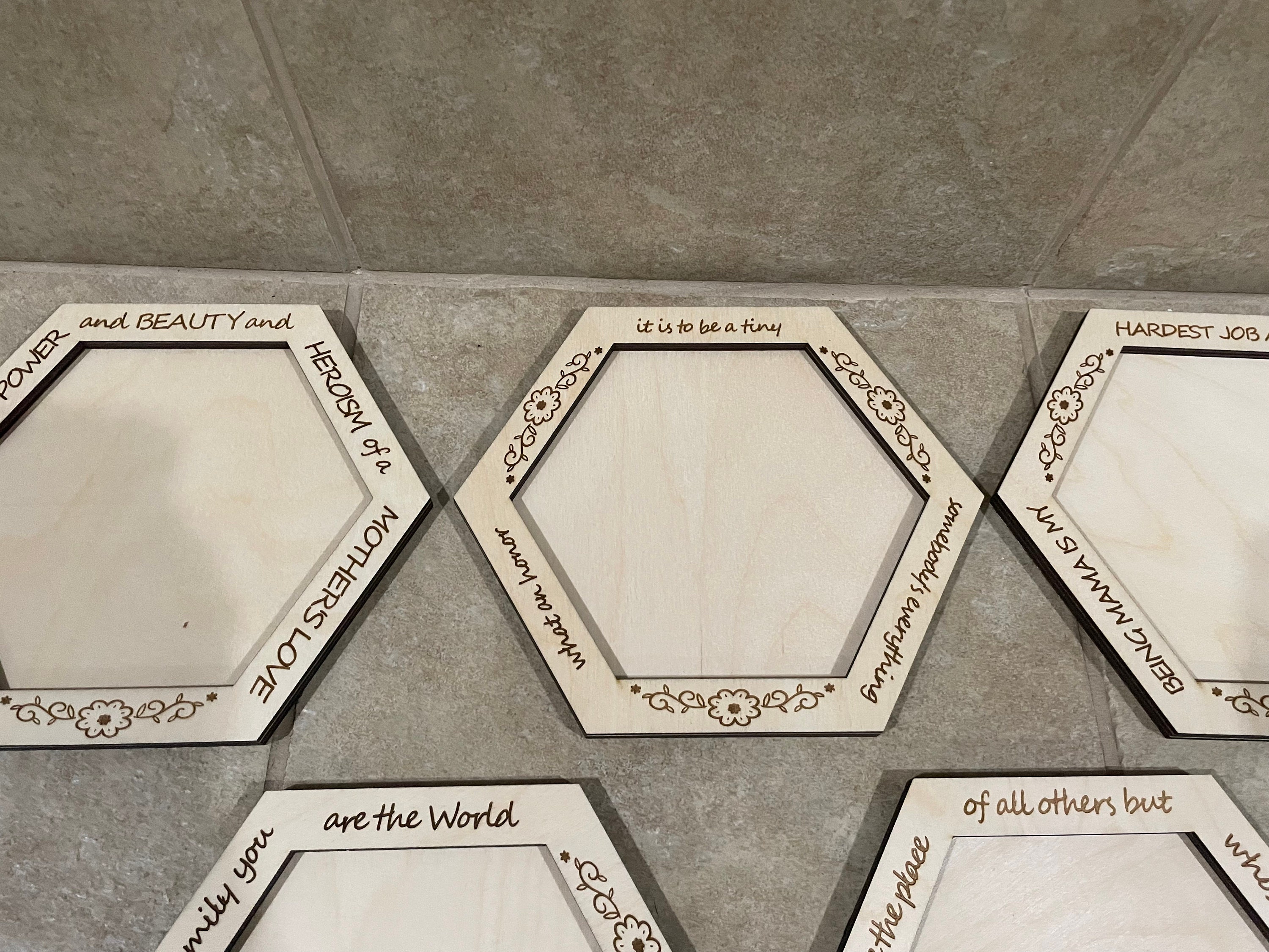 Hot Plate Trivet Octagon Laser Etch Laser Cut All 5 - Etsy