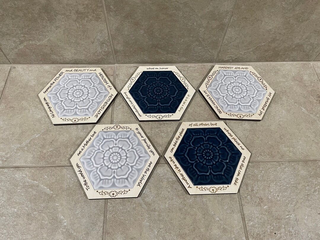 Hot Plate Trivet Octagon Laser Etch Laser Cut All 5 - Etsy