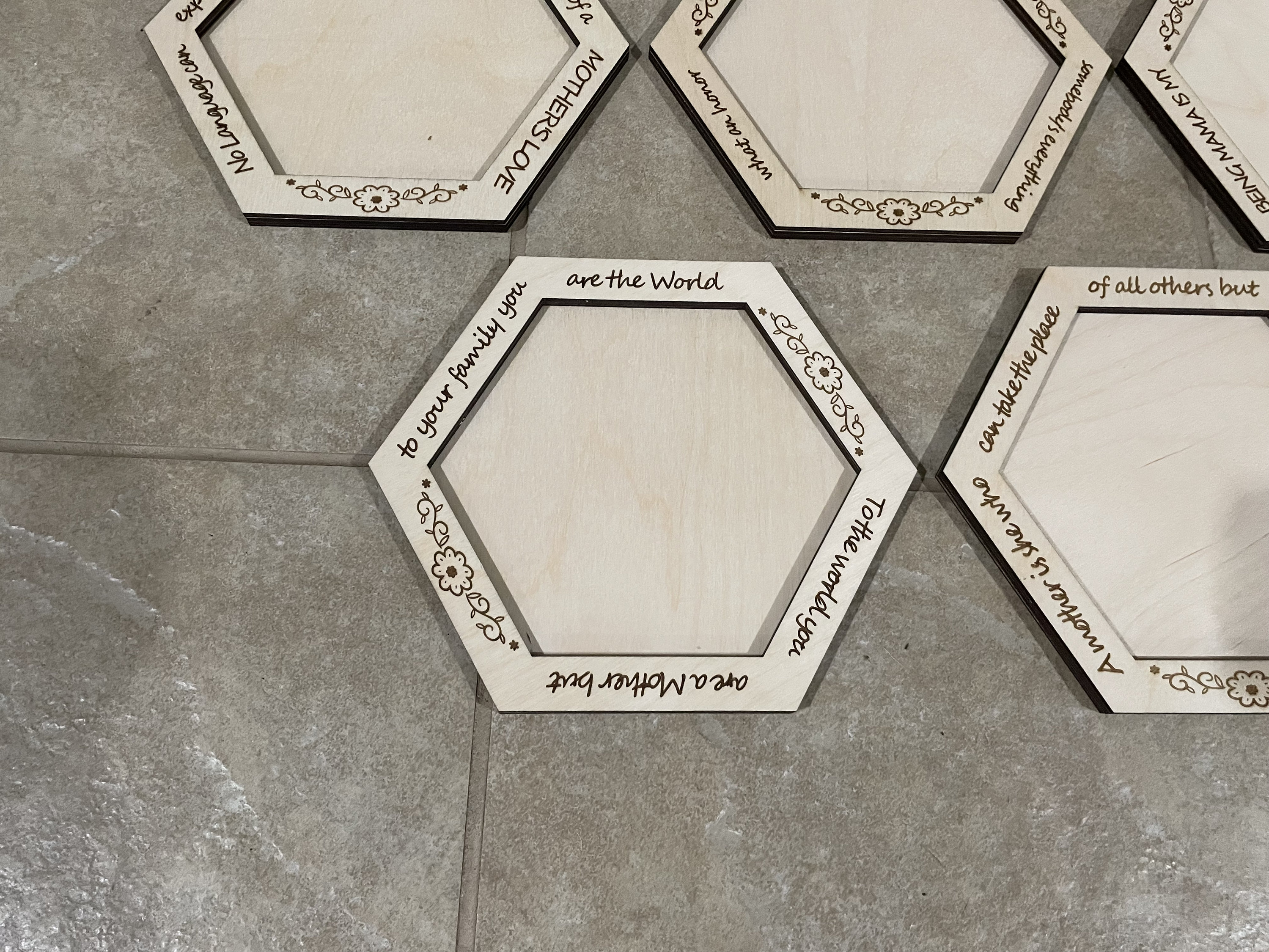 Hot Plate Trivet Octagon Laser Etch Laser Cut All 5 - Etsy