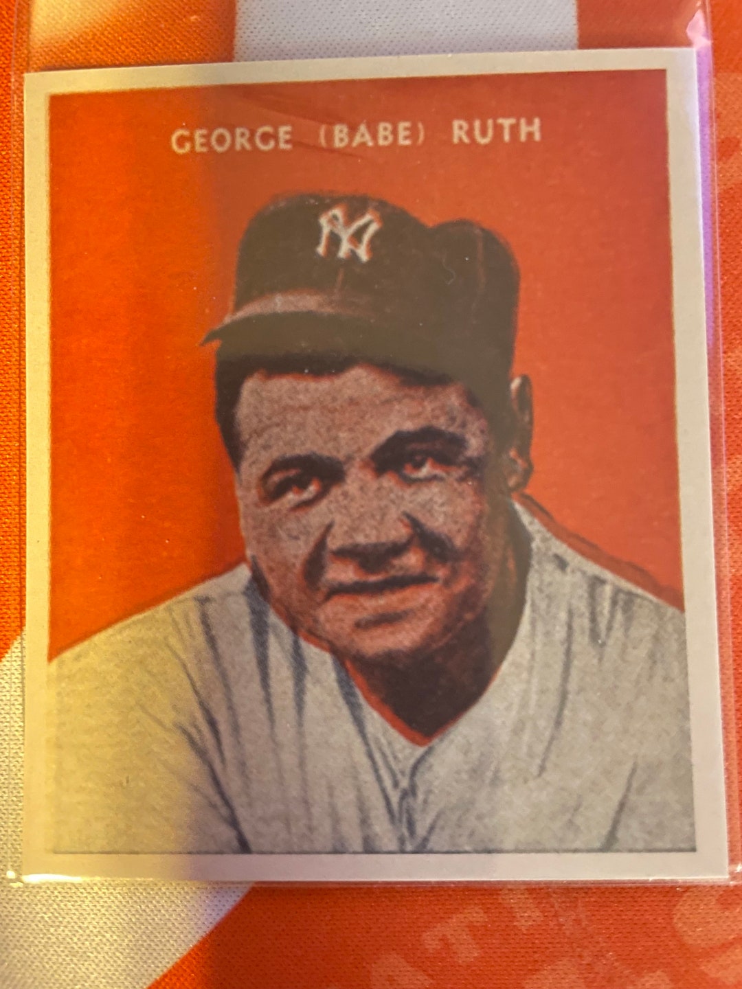 BABE RUTH Baseball Card as Pictured Very Rare Exact Reprint - Etsy