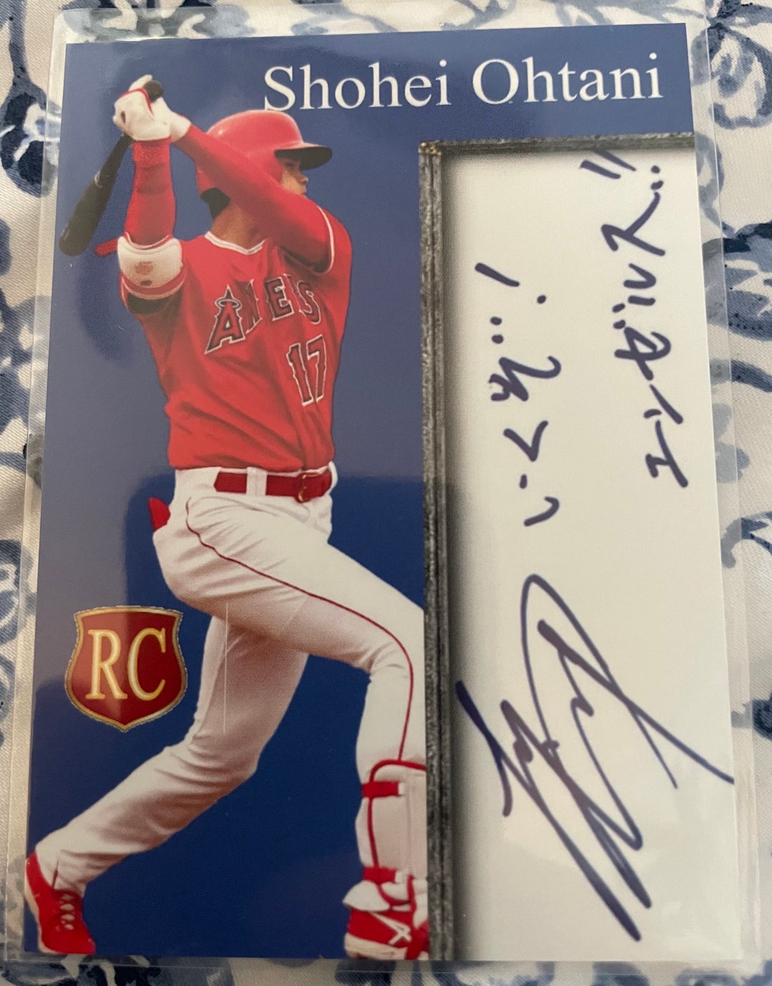 Shohei Ohtani 2018 Inkredible Ink Blue RC Facsimile Signature - Etsy