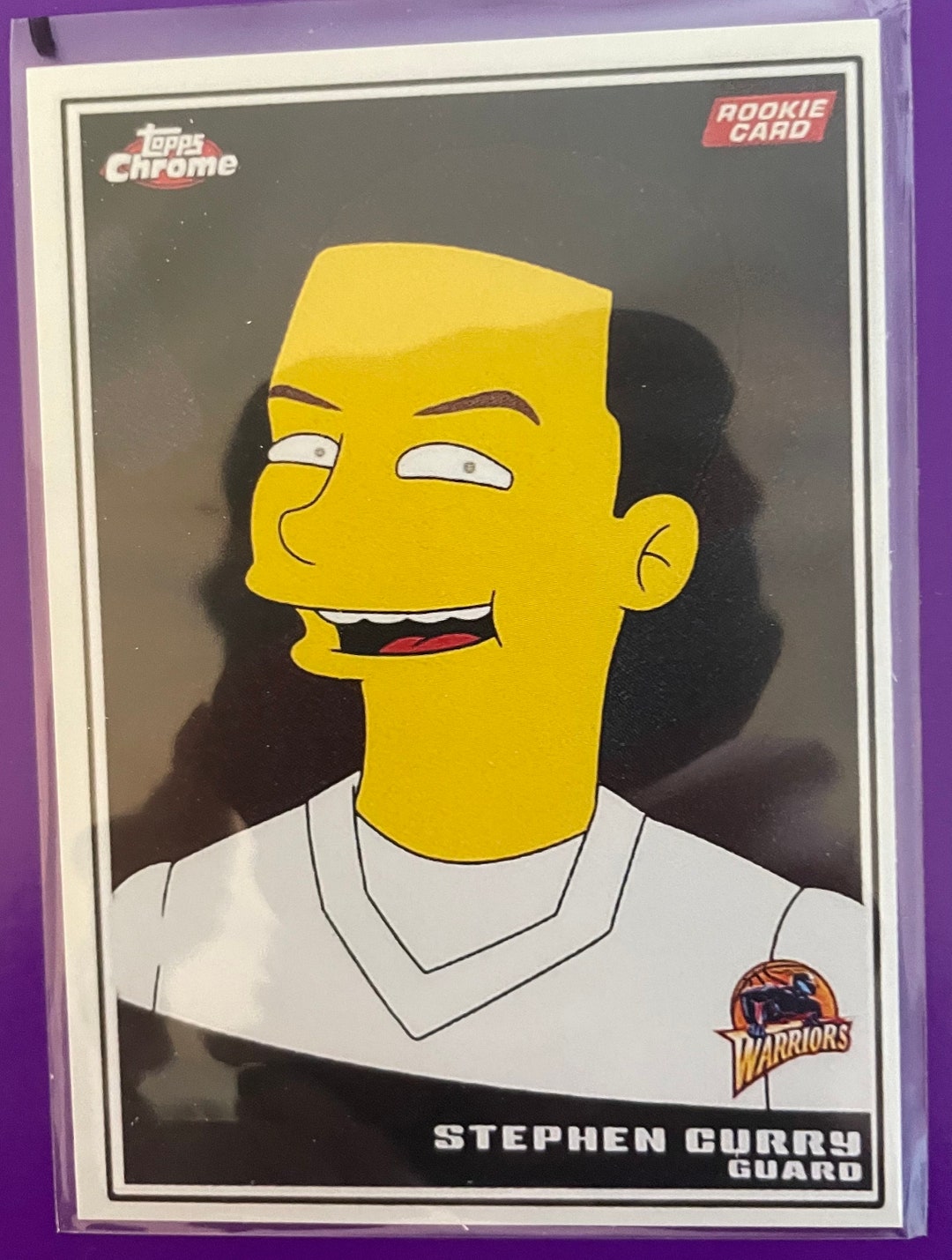 Stephen Curry 2009-10 Rookie RC Golden State Warriors Custom Art ...