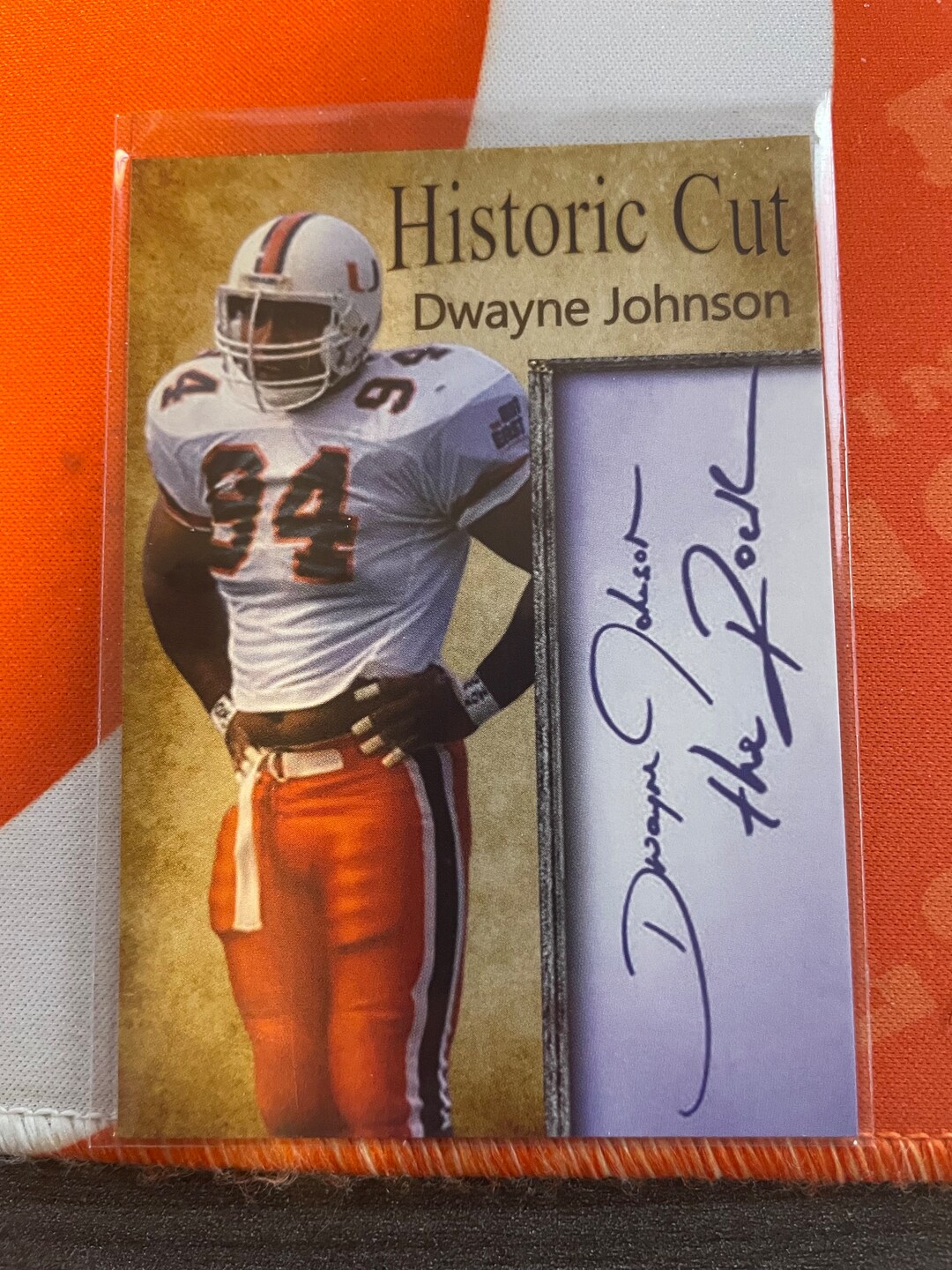 Dwayne ROCK Johnson Historic Cuts Facsimile Signature - Etsy