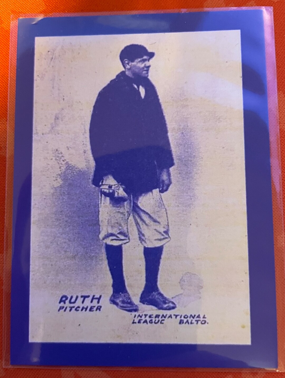 Babe Ruth 1914 Baltimore News BLUE ROOKIE CARD Exact Reprint - Etsy
