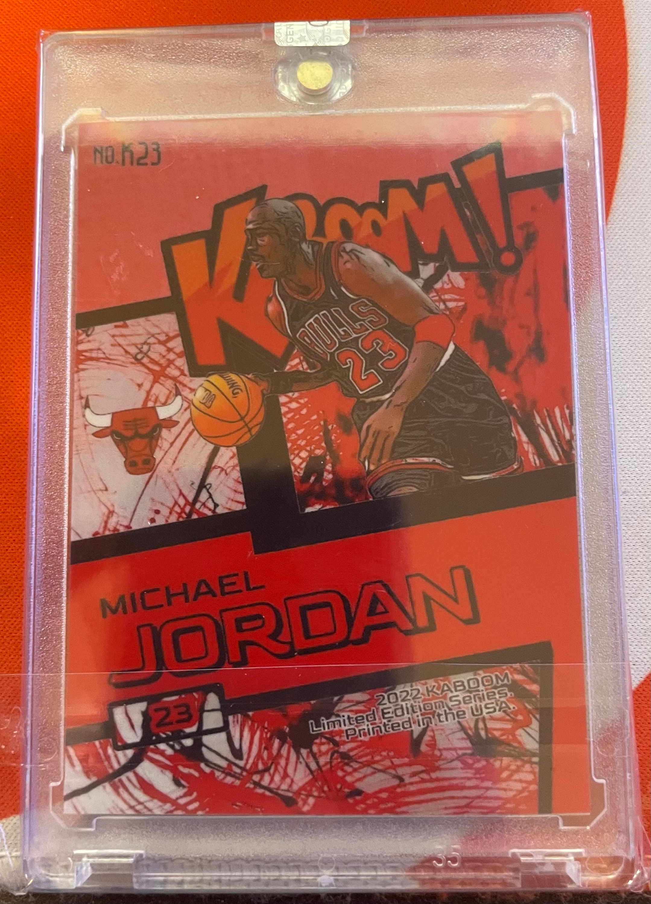 2022 Michael Jordan Color Blast Kaboom Refractor Sealed Promo Card - Etsy