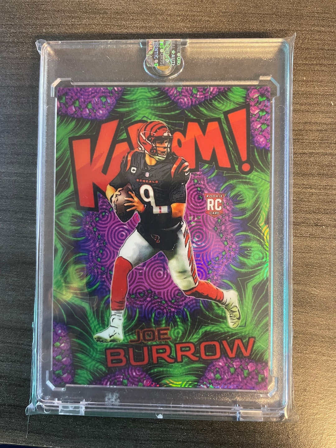 2020 Joe Burrow Green/purple Kaleidoscope Shimmer Kaboom RC - Etsy