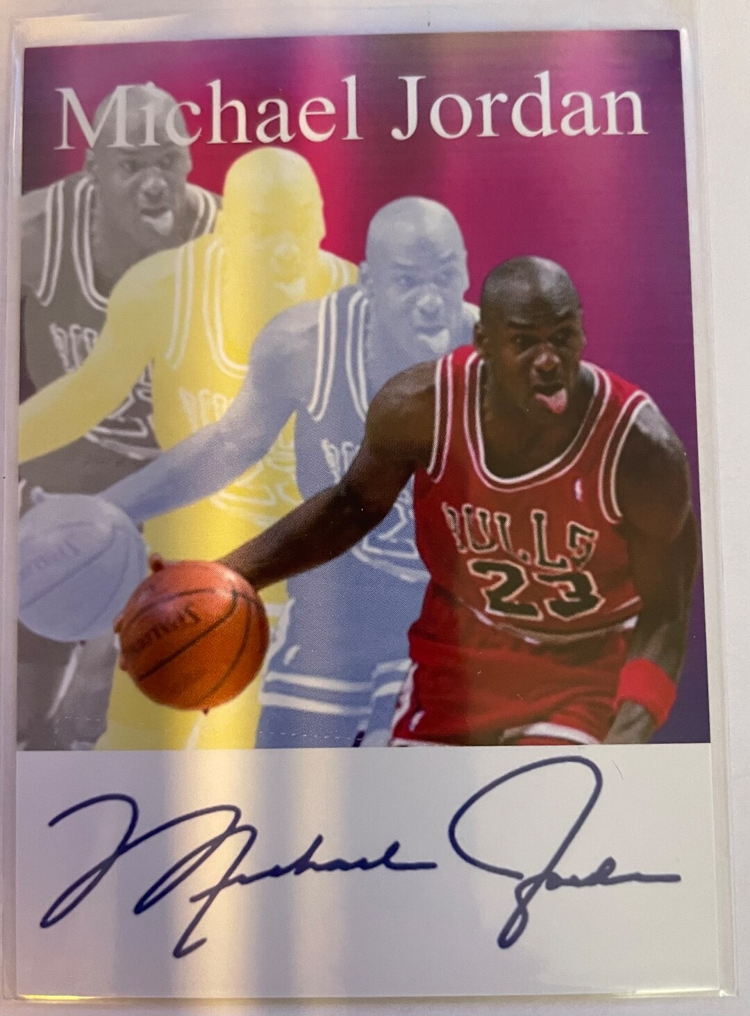 Michael Jordan Mirrored 2020 FACSIMILE AUTOGRAPH SERIES - Etsy