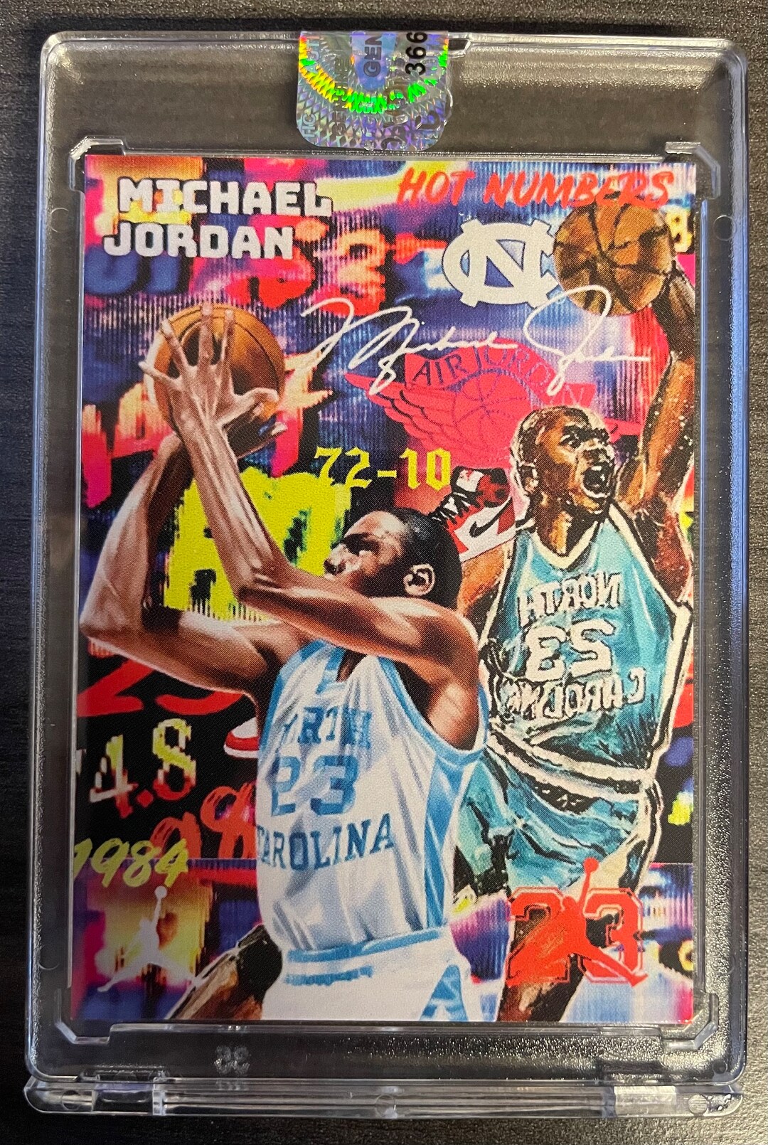Michael Jordan Hot Numbers Rare Cards HOT NEW RELEASE Encased is a ...