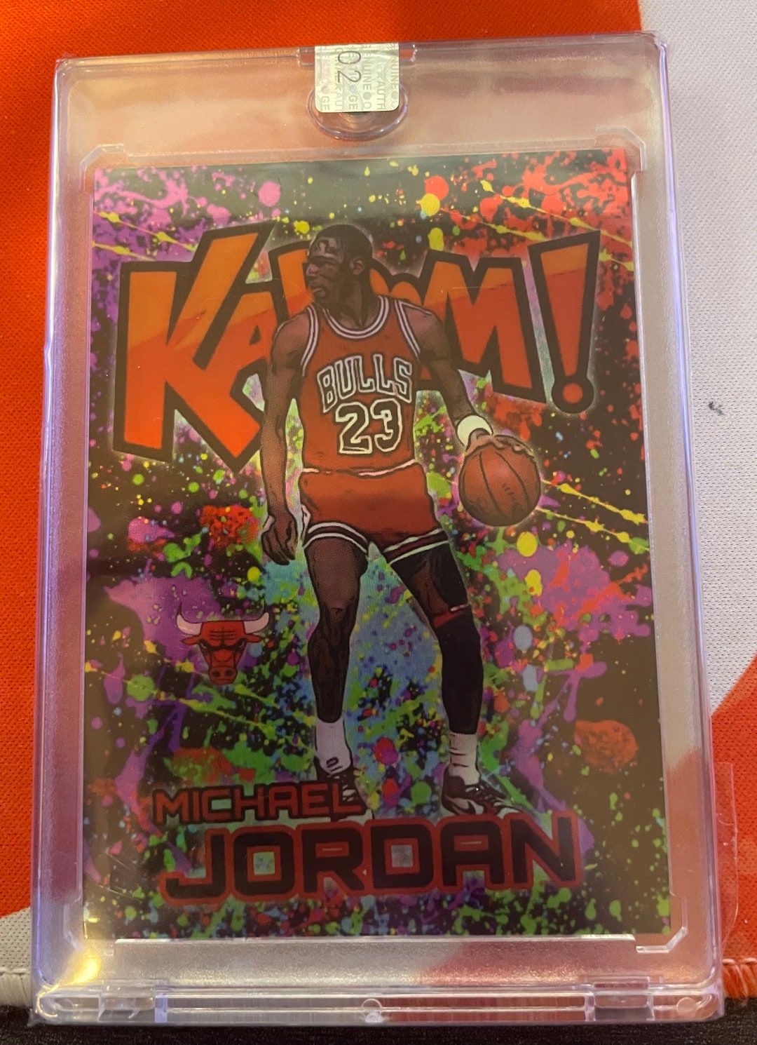 2022 Michael Jordan Color Blast Kaboom Refractor Sealed Promo Card - Etsy