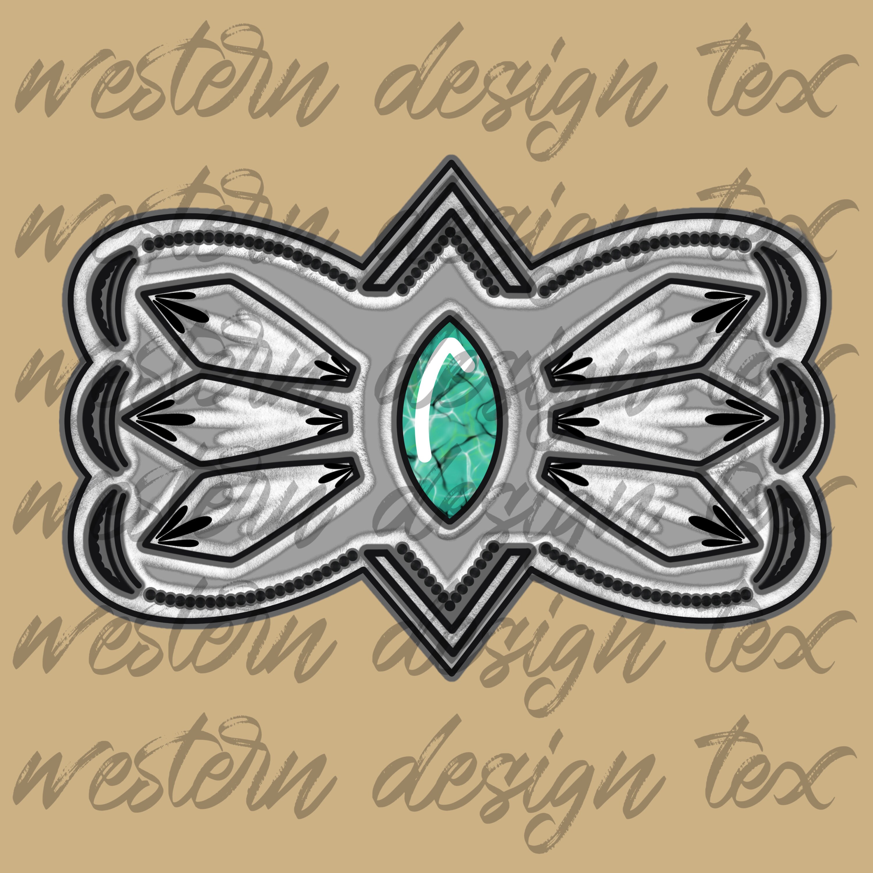 PNG Download, Turquoise Concho, Custom PNG, Western Jewelry, Ring ...