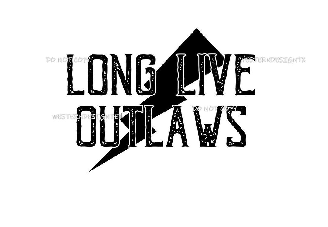 PNG, Long Live Outlaws, Lightening Bolt, Western Cowboy Cowgirl ...