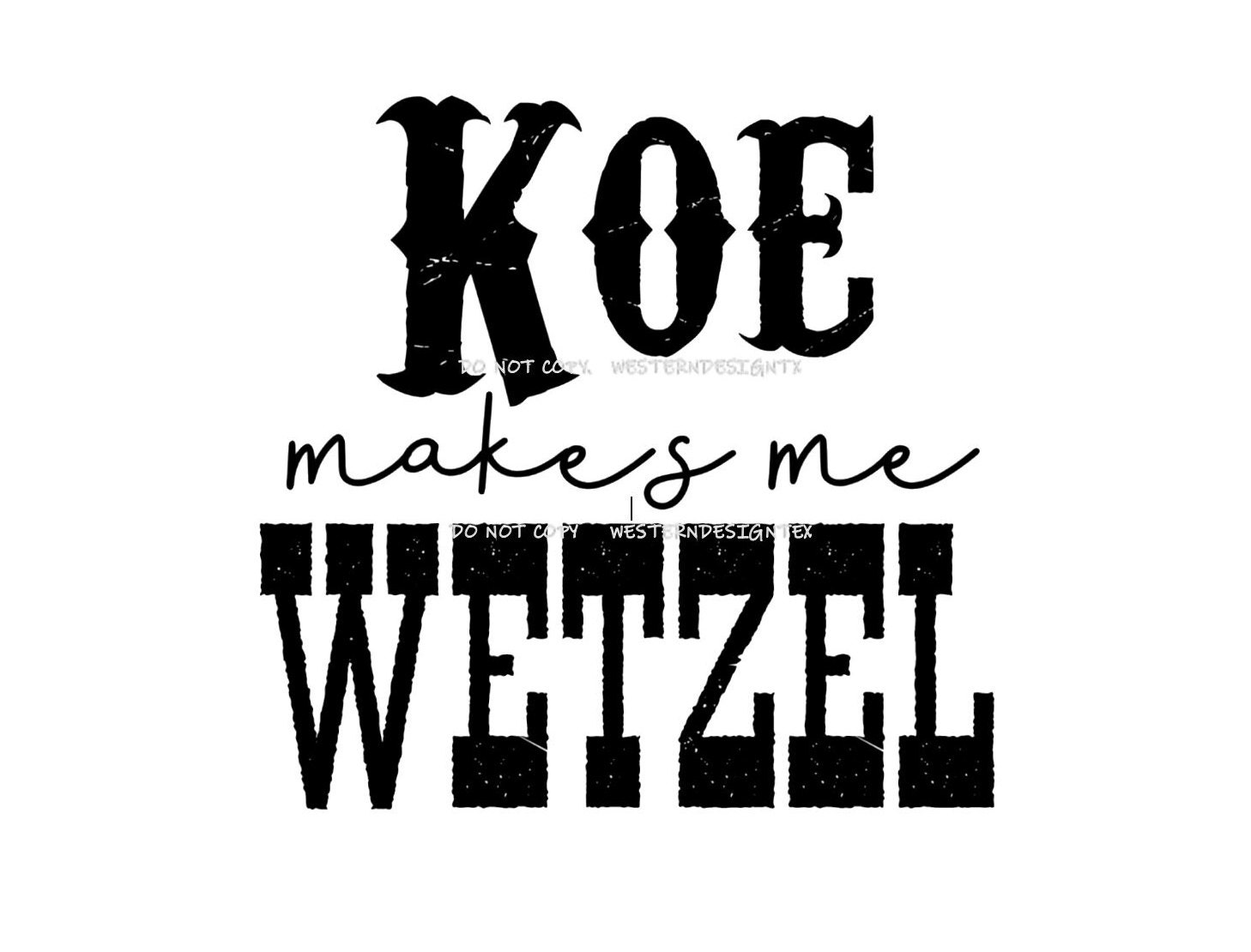 Koe Wetzel PNG Designs, Koe Png Files, Country Music PNG Bundle, Koe ...