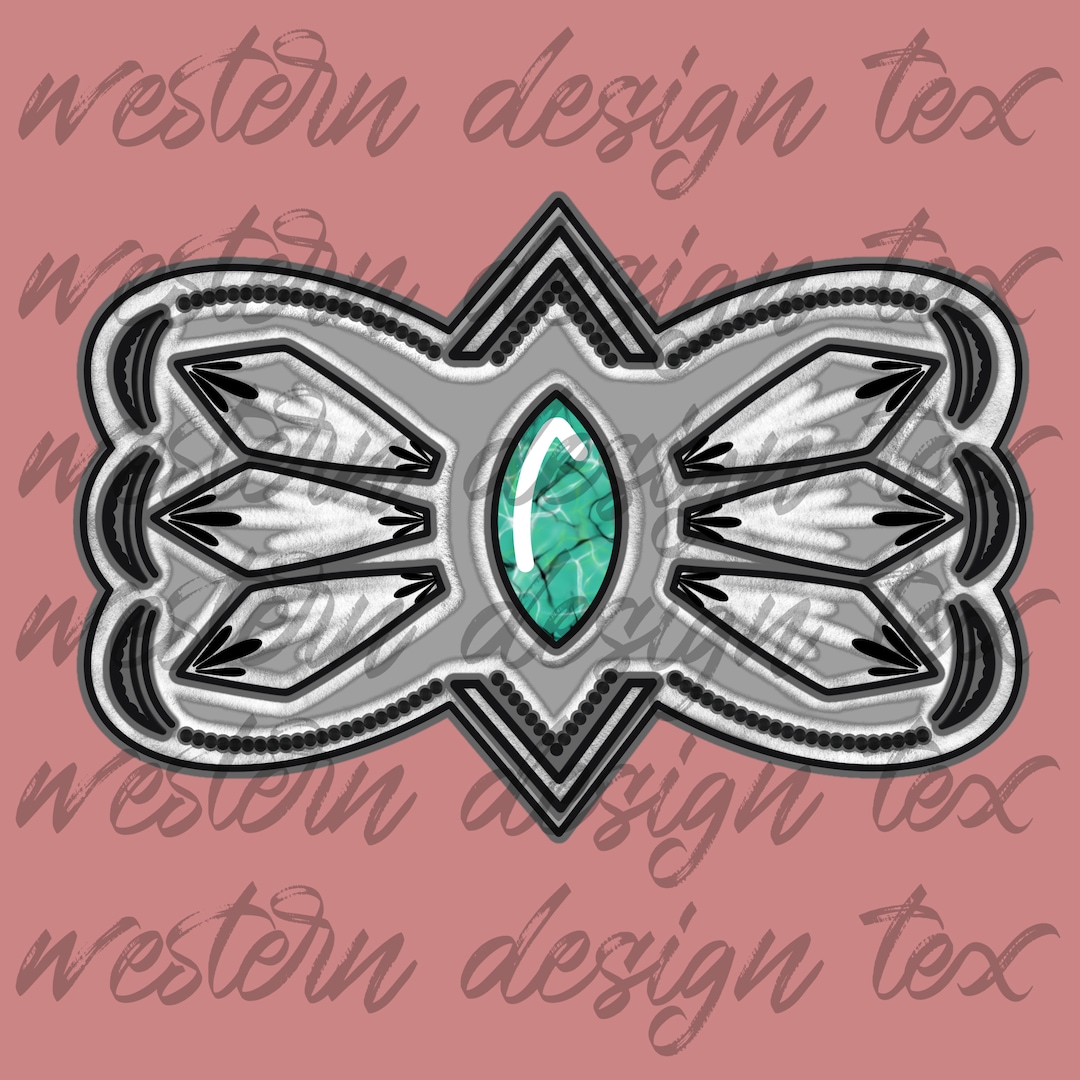 PNG Download, Turquoise Concho, Custom PNG, Western Jewelry, Ring ...