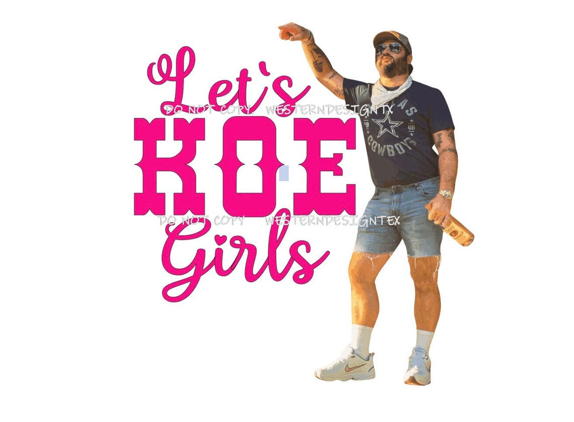 Koe Wetzel PNG Designs, Koe Png Files, Country Music PNG Bundle, Koe ...