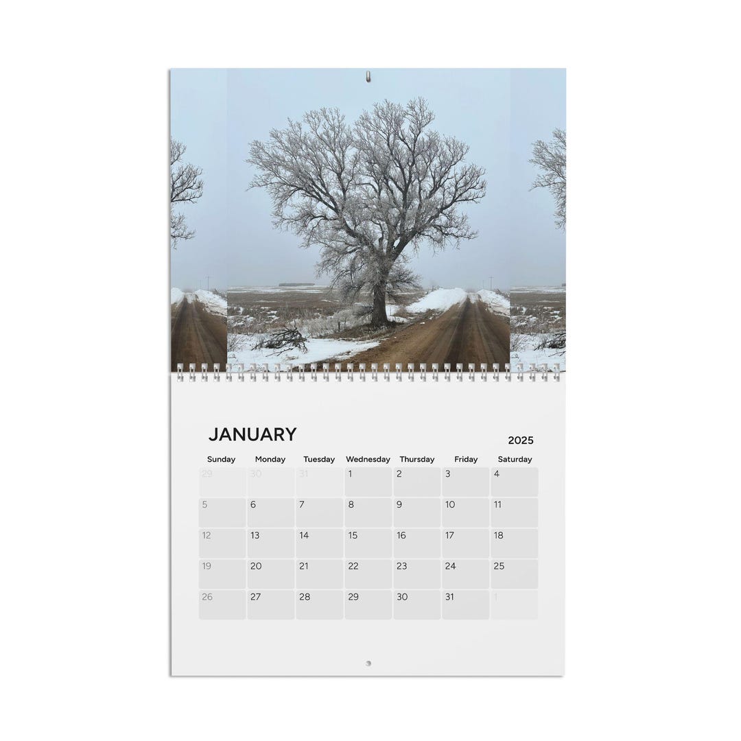 Wall Calendar, Farming Landscapes Nature 2025, Agriculture Monthly ...